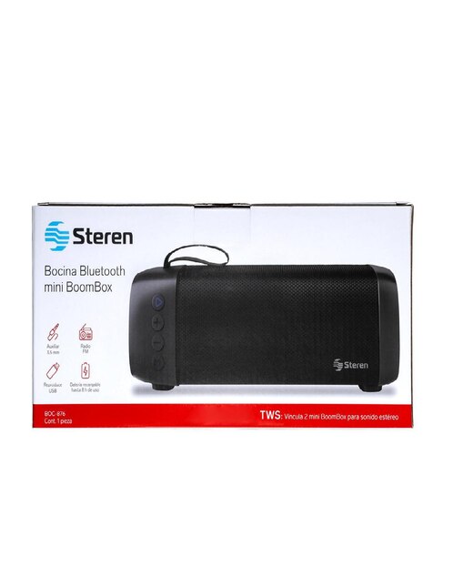 Bocina Bluetooth Steren Mini BoomBox TWS 4