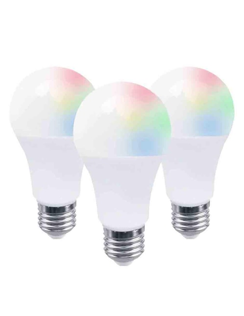 Set 3 Focos LED Tecnolite 7W de consumo 60 W de iluminación 800 Lúmenes 1