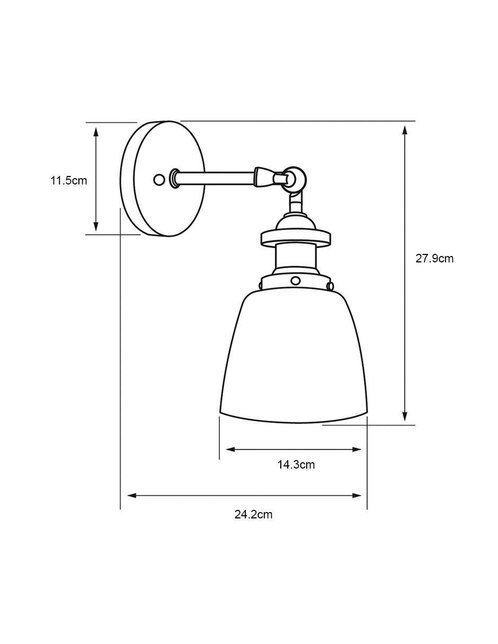 Arbotante Incandescente y LED Tecnolite 7